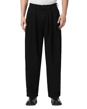 Allsaints Black Wash Pants For Men