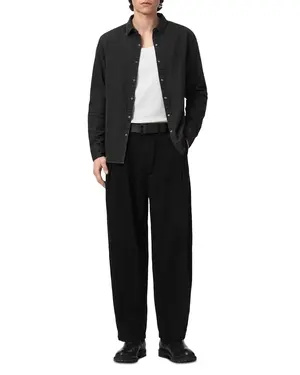 ALLSAINTS Relaxed Fit Trousers - Black
