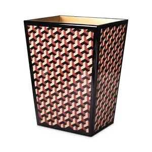 MIKE & ALLY Geo Waste Basket - Multi