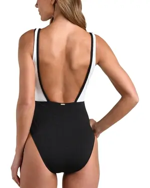 L'Agence Mila Fine Line One Piece Swimsuit