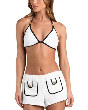 L'Agence Amiya Fine Line Cover Up Shorts
