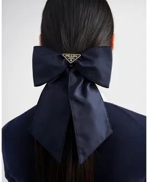 Prada Re-nylon Hair Clip - Blue