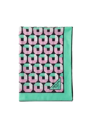 Prada Printed Cotton Sarong - Green