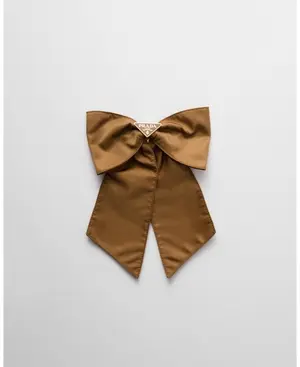Prada Re-nylon Hair Clip - Brown