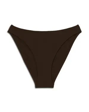 REISS Carina Bikini Bottom - Chocolate