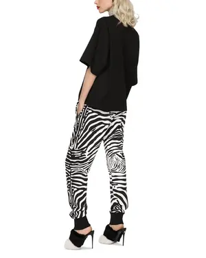 Dolce & Gabbana Flocked Logo Jersey T-shirt