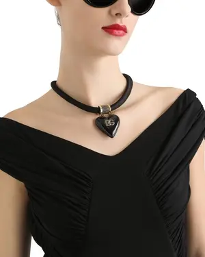 Dolce & Gabbana Crepe Organza Midi Dress