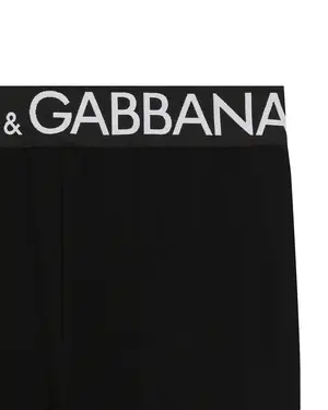 Dolce & Gabbana Logo Waistband Jersey Leggings
