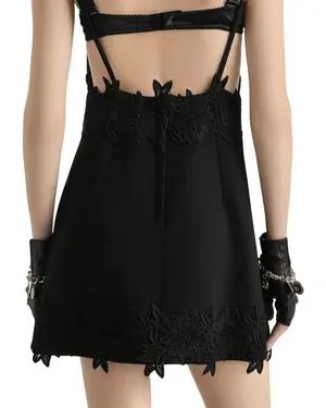 Dolce & Gabbana Stretch Crepe Mini Dress