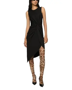 Dolce & Gabbana Milano Rib Jersey Midi Dress - N
