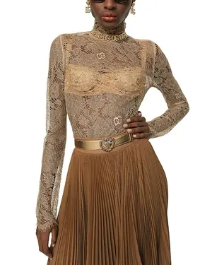 Dolce & Gabbana Lace Up Blouses