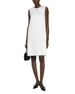 Dolce & Gabbana Fringe Mini Dress - Light Cream
