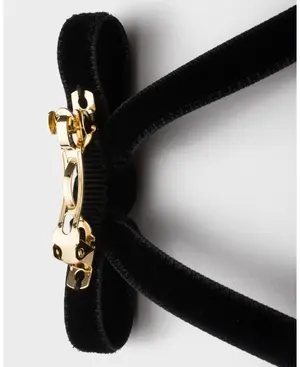 Prada Velvet Hair Clips Set Of 2