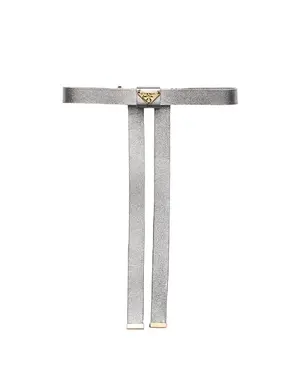 Prada Nappa Leather Hair Clip - Gold/silver