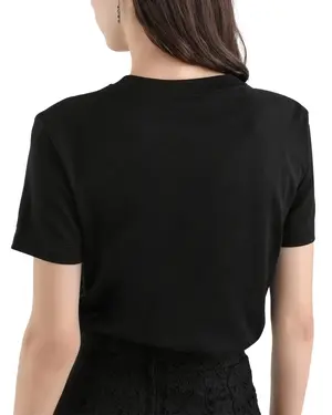 Dolce & Gabbana Embroidered Logo Jersey T-shirt - Black