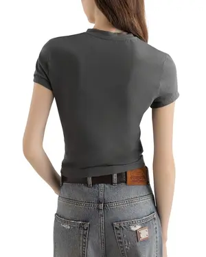 Dolce & Gabbana Printed Jersey T-shirt - Grey