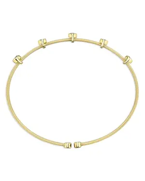 SHY CREATION 14k Yellow Diamond Bangle Bracelet