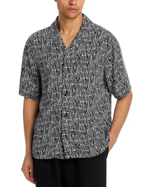 Hugo Espino Button Down Shirt - Black