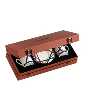Missoni Nastri Coffee Cup & Saucer, Set Of 2 - Multicolor