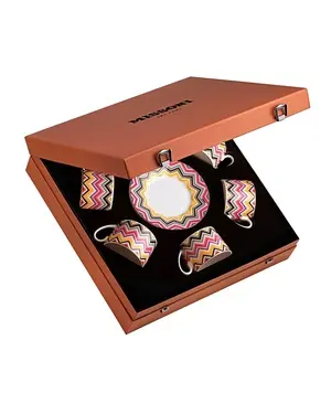 Missoni Marrakech Tea Cup & Saucer, Set Of 6 - Multicolor