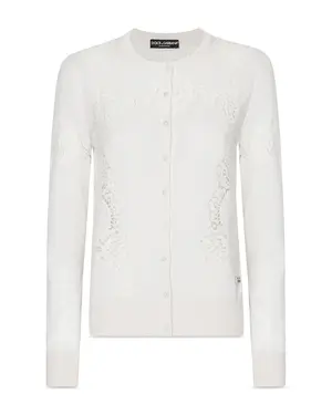 Dolce & Gabbana Lace Inlay Cardigan - W