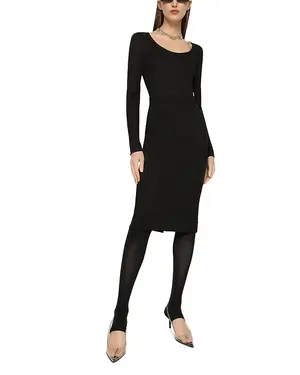 Dolce & Gabbana Ribbed Day Dresses For Women