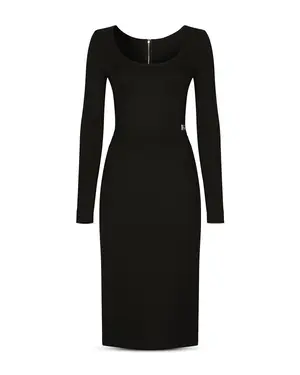 Dolce & Gabbana Milano Rib Midi Dress