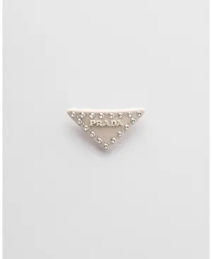 Prada Plexiglass Hair Clip - Neutral