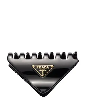 Prada Plexiglas Claw Clip - Black