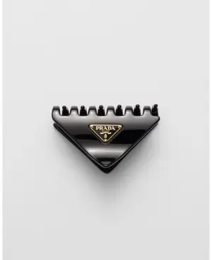 Prada Plexiglas Claw Clip - Black