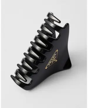 Prada Plexiglas Claw Clip - Black