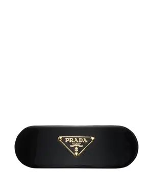 Prada Plexiglas Hair Clip - Black