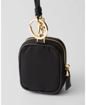 Prada Re-edition 1978 Re-nylon Mini-pouch With Keychain