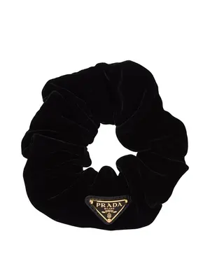 Prada Velvet Scrunchie - Black
