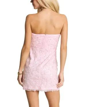 ELEVATOR DISCO Embellished Mini Dress