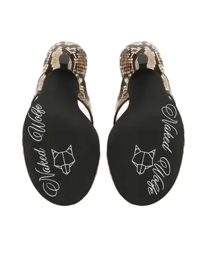 NAKED WOLFE Martine Heels - Beige