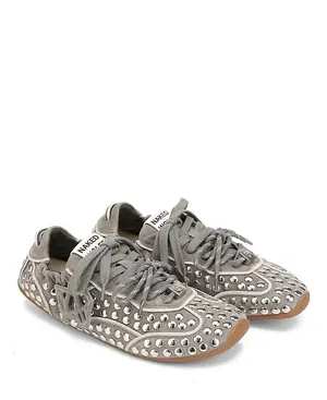 NAKED WOLFE Soul Lace-up Sneakers - Grey Stud