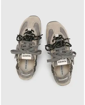 NAKED WOLFE Soul Lace-up Sneakers - Grey