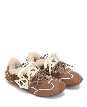 Naked Wolfe Criss-cross Sneakers For Women