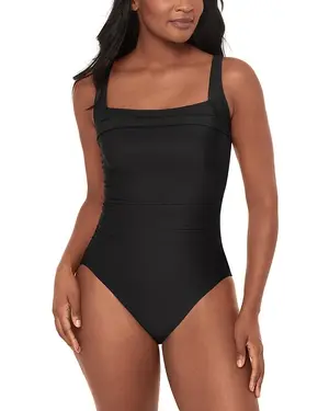 Miraclesuit Rock Solid Polaris One Piece Swimsuit - Black
