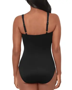 Miraclesuit Rock Solid Polaris One Piece Swimsuit - Black