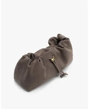 Cuyana Suede Mini Dia Bag - Clay