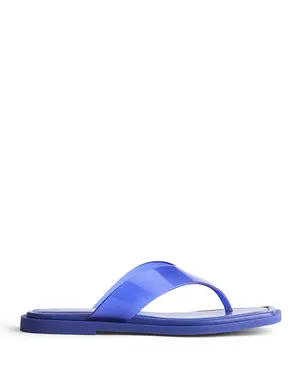 Rag & Bone Gracie Jelly Thong Sandals - Deep Blue