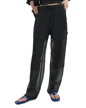 Rag & Bone Black Wash Bottoms For Women
