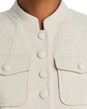 Rag & Bone Mercer Textured Button-detailed Blazer - Grey