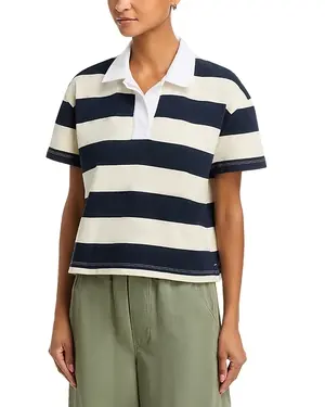 Rag & Bone Kelly Stripe Polo Shirt