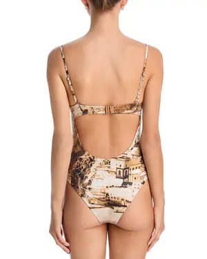 Staud Caroline One Piece Swimsuit