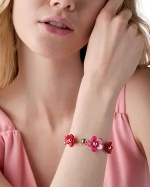 Kate Spade New York Summer Daze Flower Scatter Bracelet - Red Multi