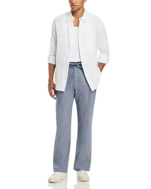 Michael Kors Linen Beach Pants - Midnight