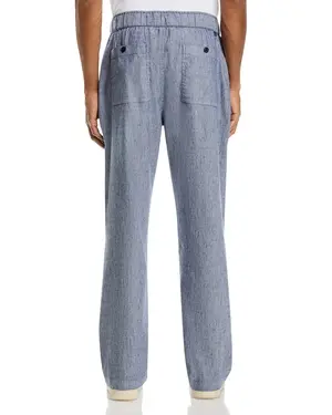 Michael Kors Linen Beach Pants - Midnight